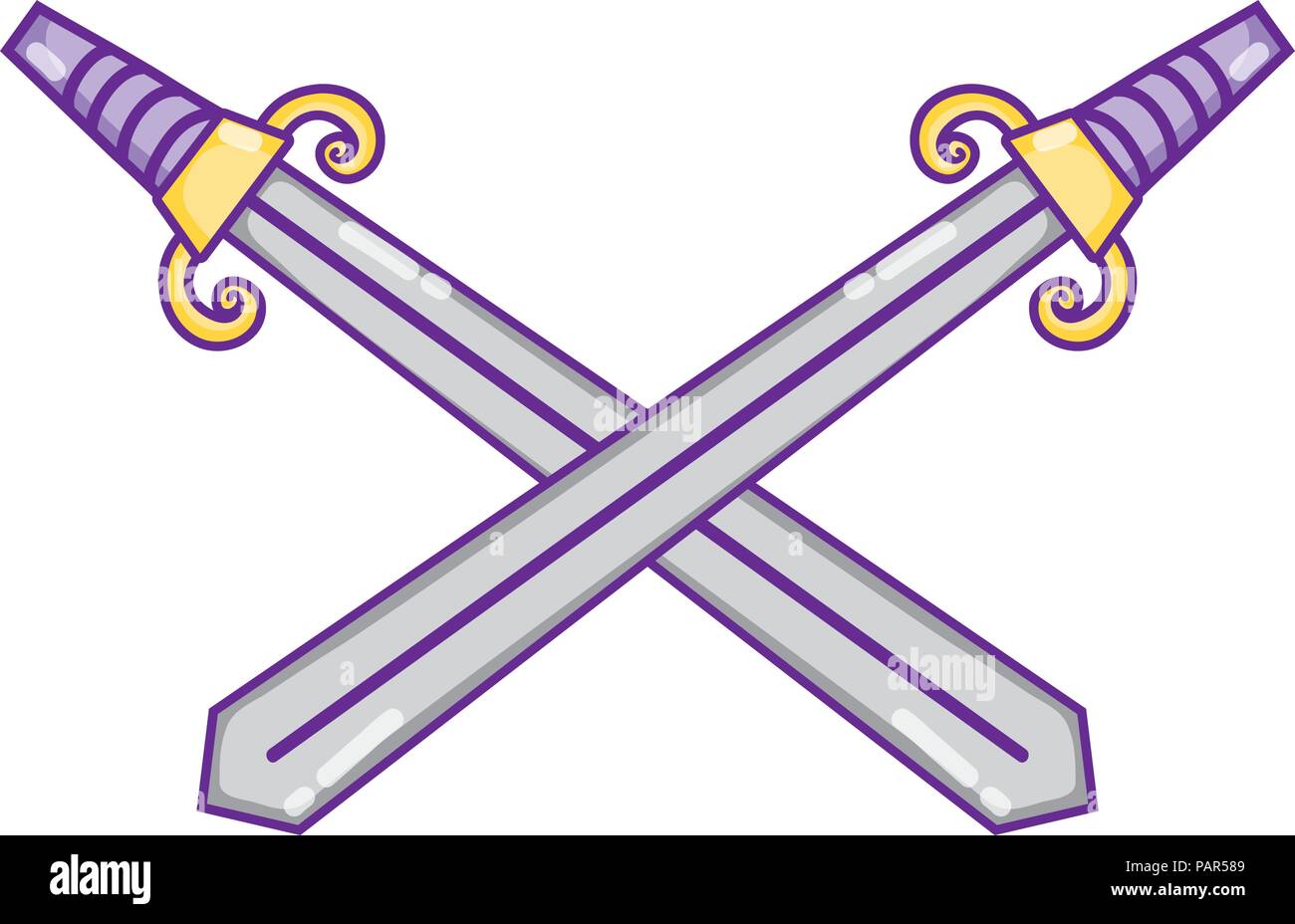 swords medieval weapon steel design Stock Vector Image & Art - Alamy