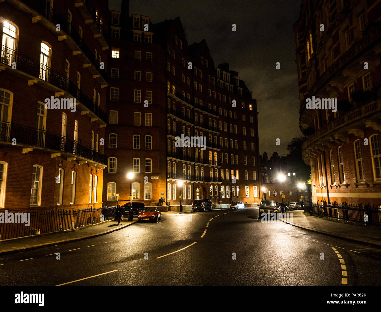 London night street scene Stock Photo - Alamy