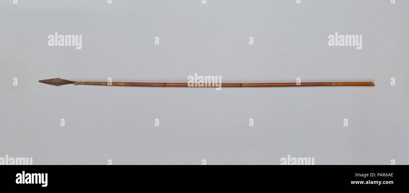 Pointed Pile of a Javelin. Dimensions: L. 11 cm (4 5/16 in), w. 1.9 cm ...