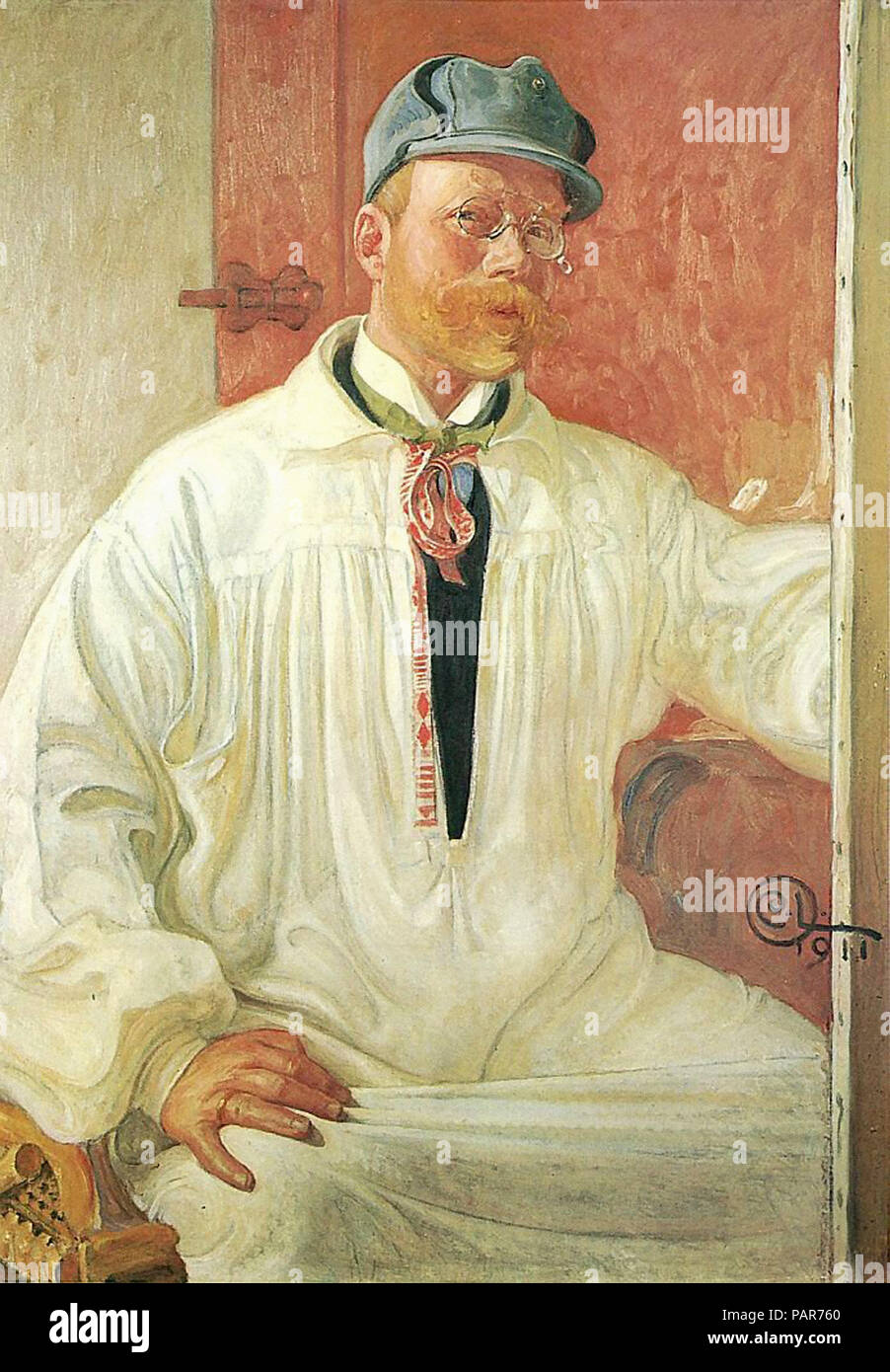 Larsson Carl - Self Portrait 7 Stock Photo - Alamy