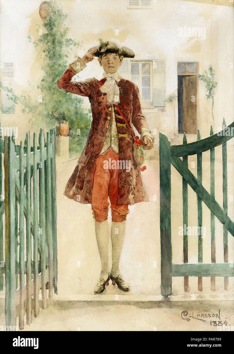 Larsson Carl - Stina Bergöö Som Page Stock Photo - Alamy