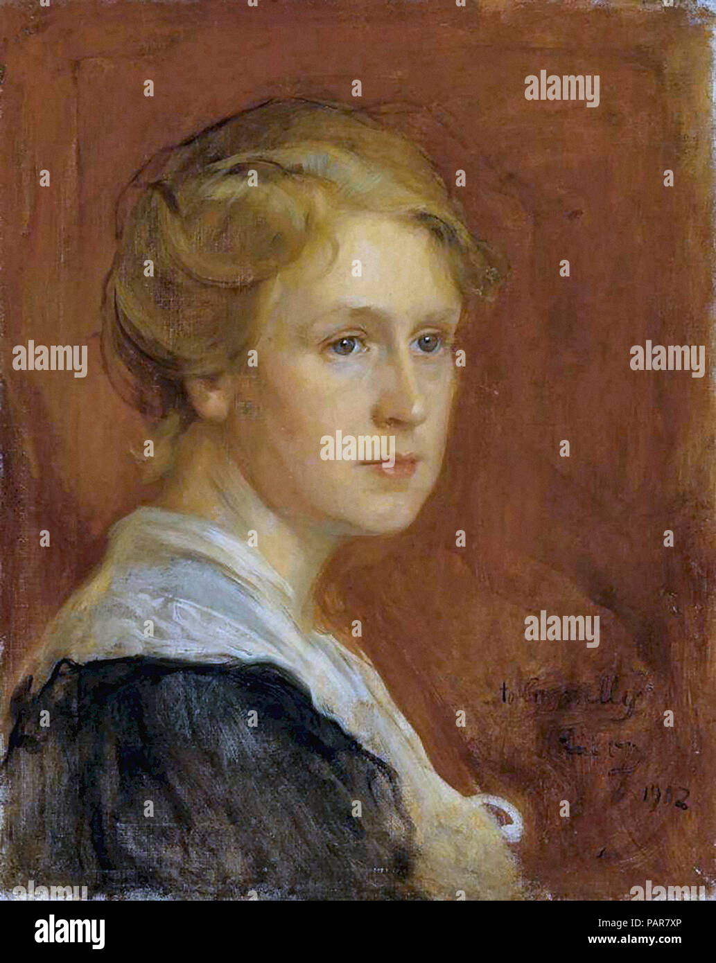 Laszlü3 FüCLöp Elek - Portrait of Miss Constance Ellen Guinness Stock ...