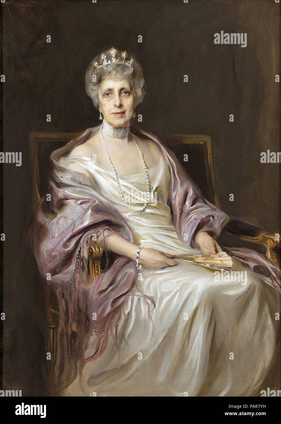 Laszlü3 FüCLöp Elek - Portrait of Mrs Robert Livingston Fryer Neé Miss ...