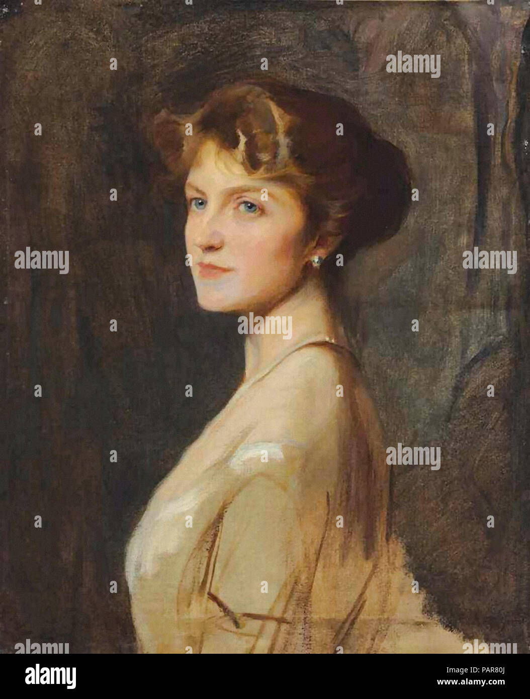 Laszlü3 FüCLöp Elek - Portrait of the Hon. Ivy Gordon-Lennox Later ...