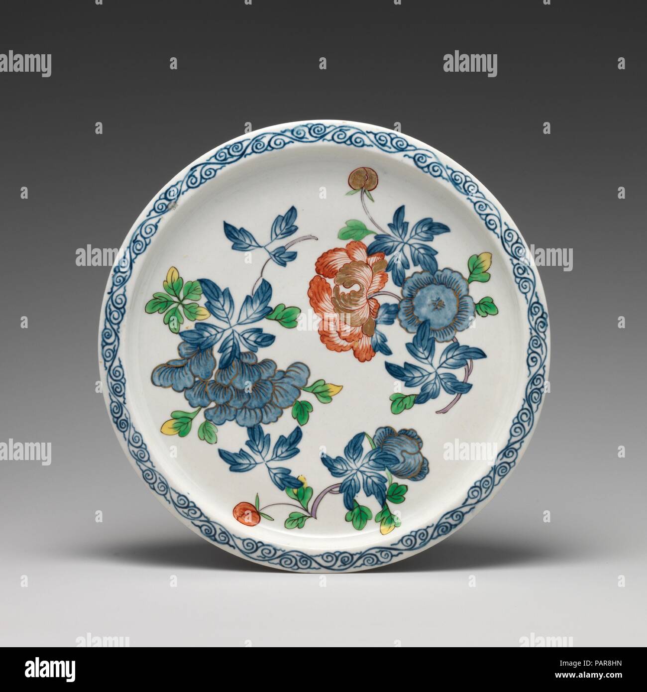 Plate. Culture: British. Dimensions: Diameter: 8 1/2 in. (21.6 cm ...