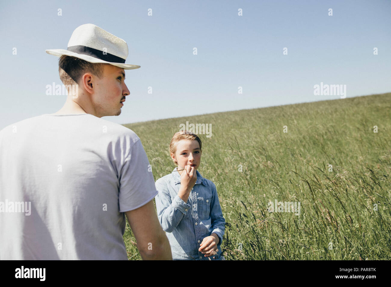 Portrait man stand field hi-res stock photography and images - Alamy