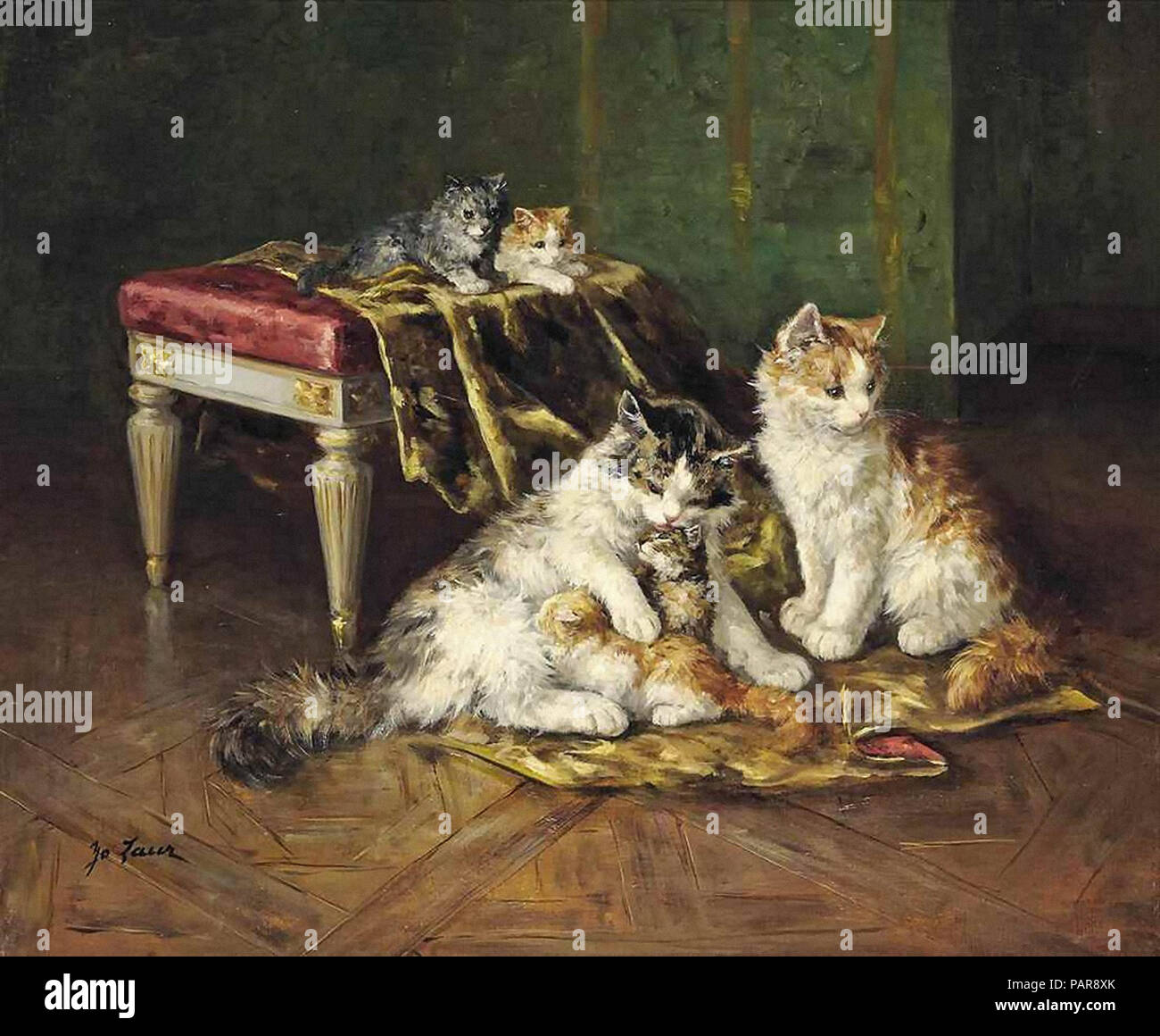 Laur Marie Yvonne - the Family at Rest Stock Photo - Alamy