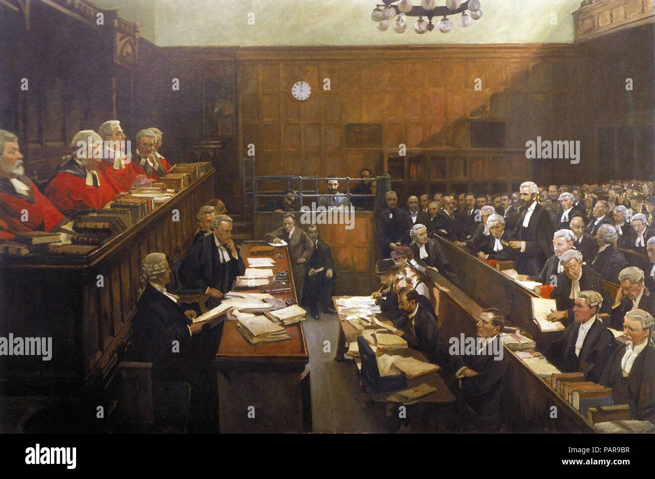 Lavery Sir John - High Treason Trial of Roger Casement Stock Photo - Alamy