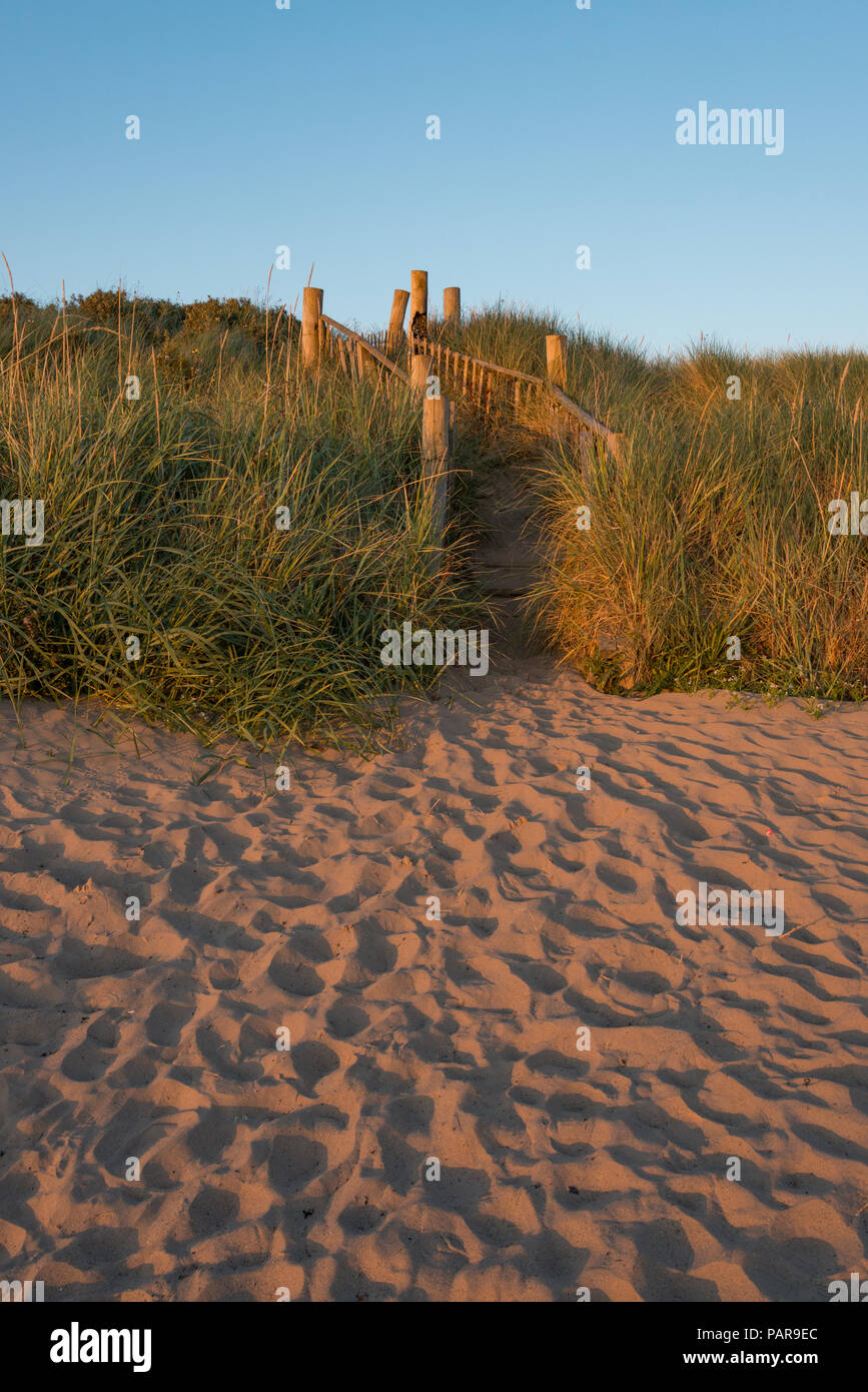 The beach in Troon, Ayrshire, Scotland Stock Photo - Alamy
