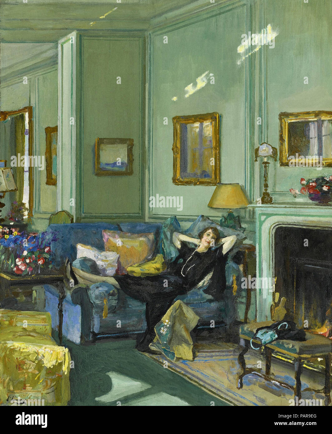 Lavery Sir John - Mrs Osler Stock Photo - Alamy