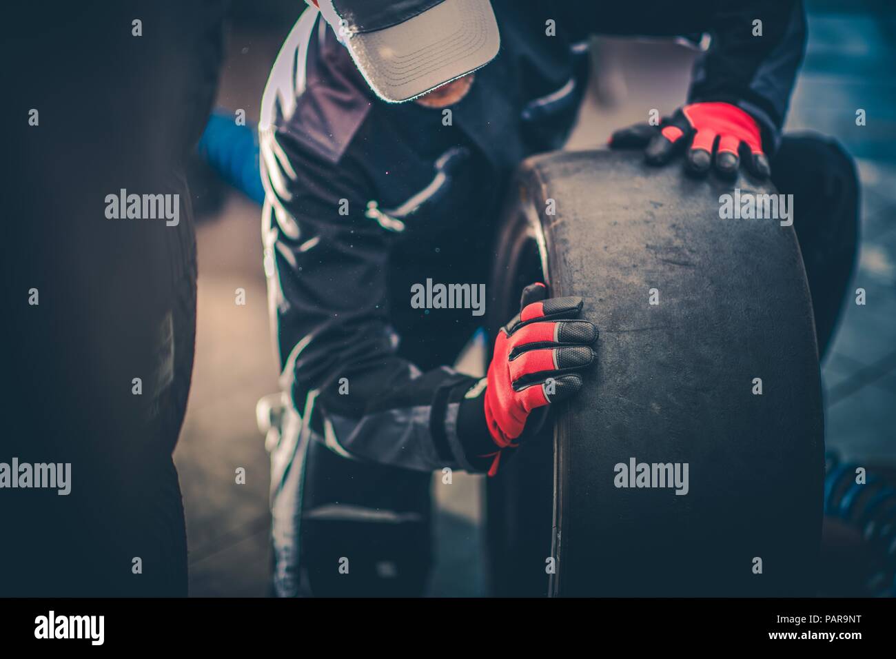 Slick racing tire hi-res stock photography and images - Alamy