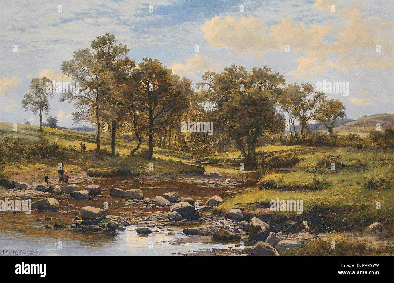 Leader Benjamin Williams - a Summer Stream Stock Photo - Alamy