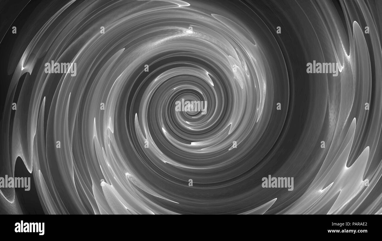 Abstract spiral rotating lines, computer generated, 3D render ...