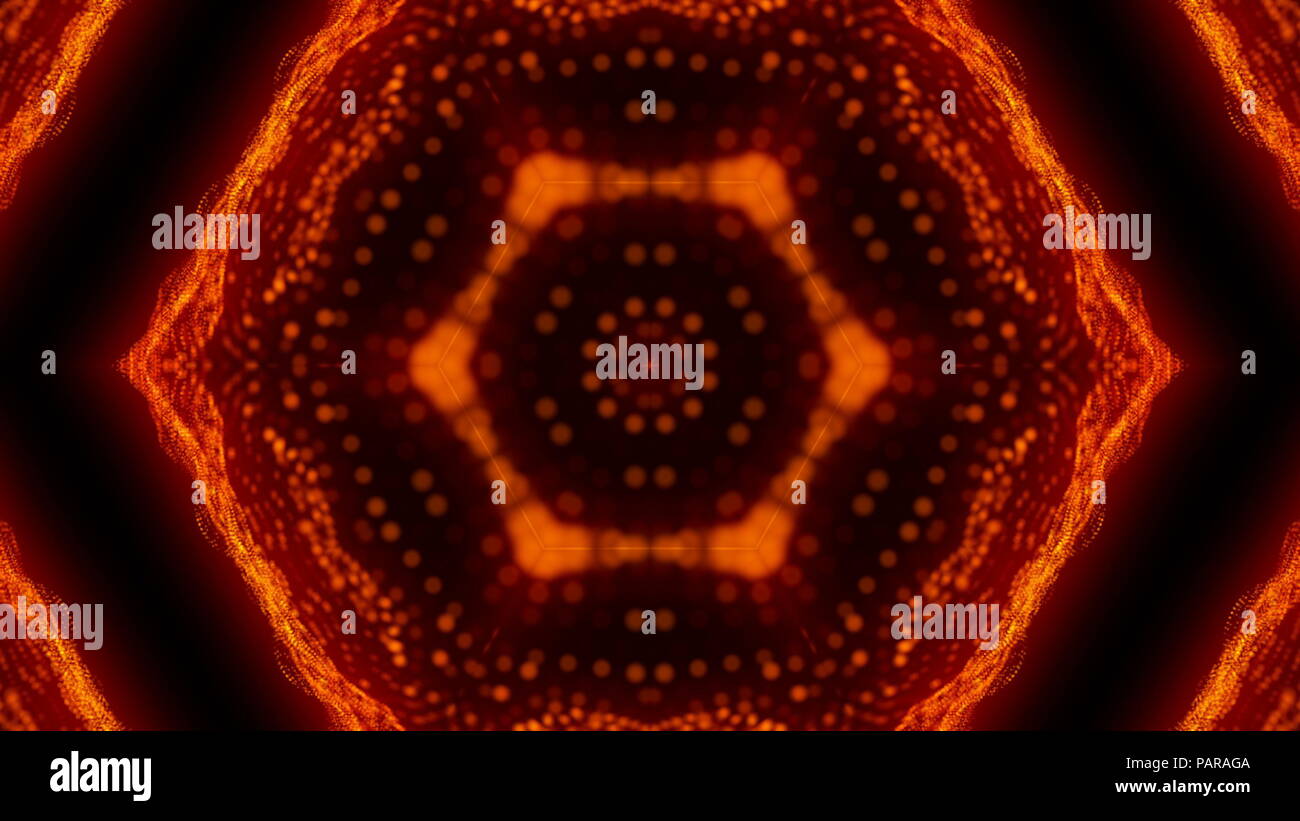 Beautiful abstract kaleidoscope - fractal flower, 3d render backdrop, computer generating ...