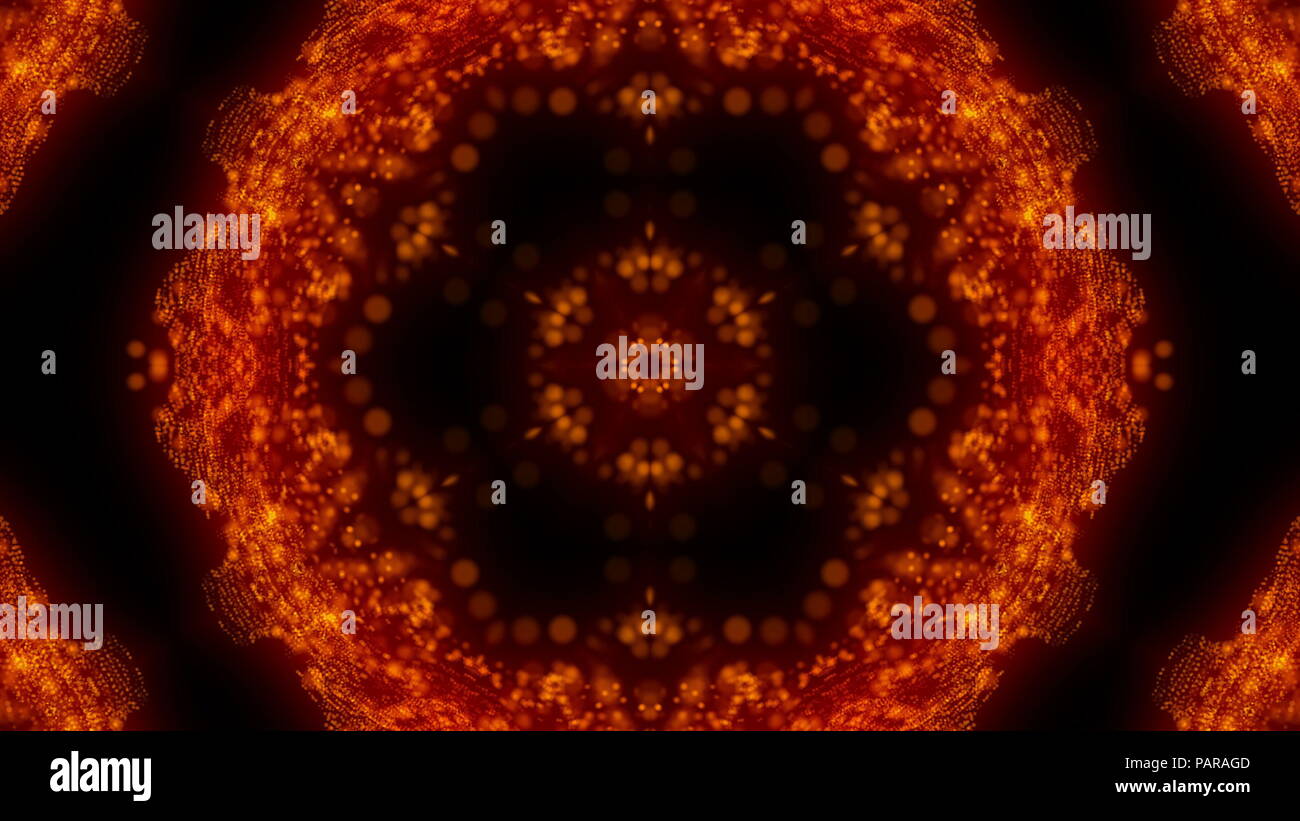 Beautiful abstract kaleidoscope - fractal flower, 3d render backdrop, computer generating ...