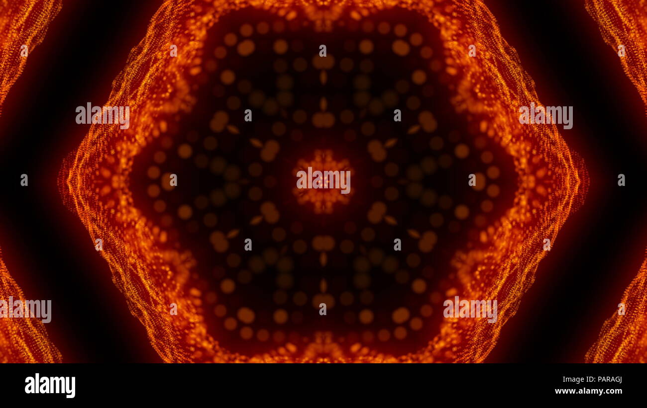 Beautiful abstract kaleidoscope - fractal flower, 3d render backdrop, computer generating ...