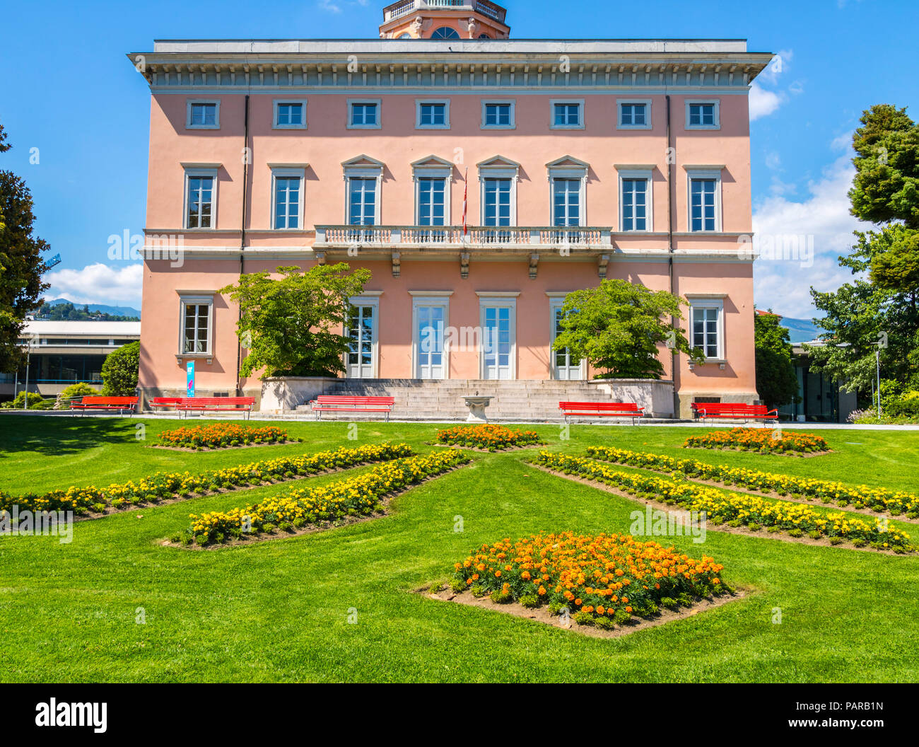 Villa Ciani, Parco Civico, Lugano, Lake Lugano, Ticino, Switzerland ...