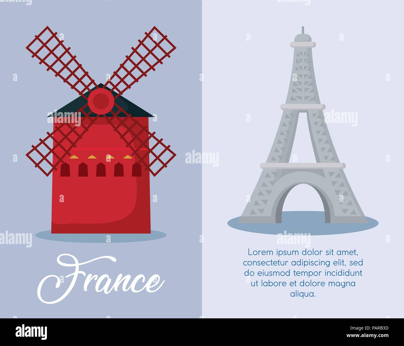 infographic of france culture and food over blue background, colorful ...