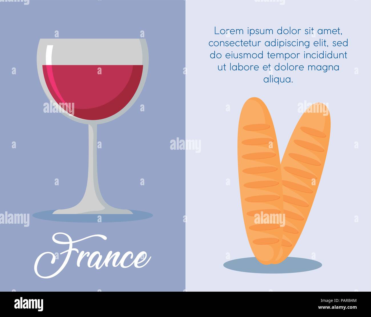 infographic of france culture and food over blue background, colorful ...