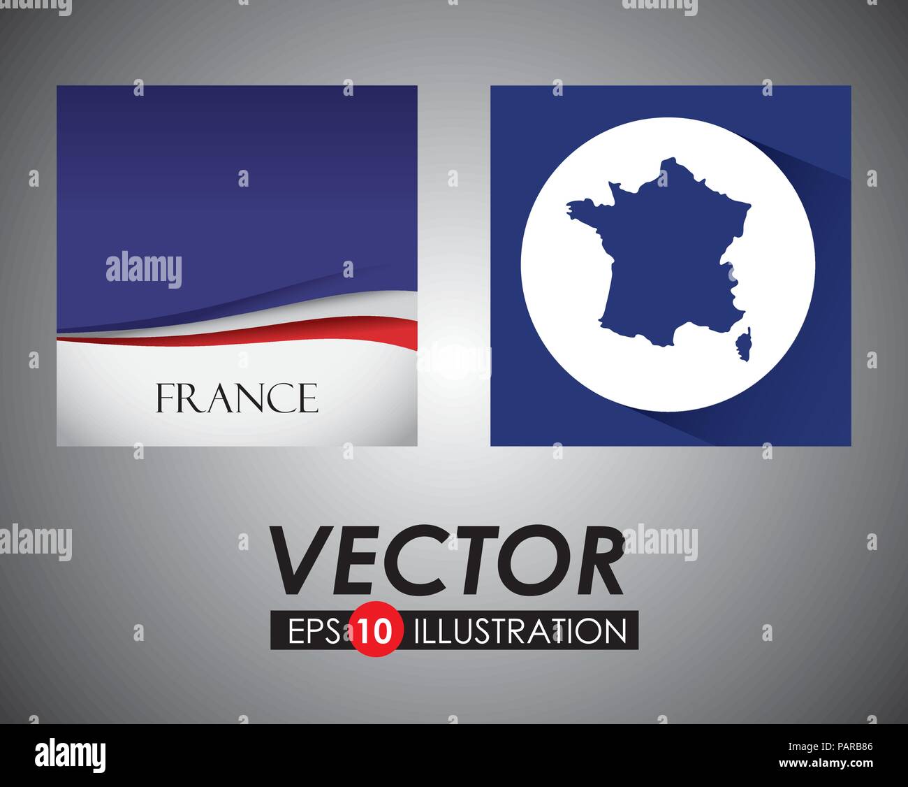 france design with flag and map over gray background, colorful design ...