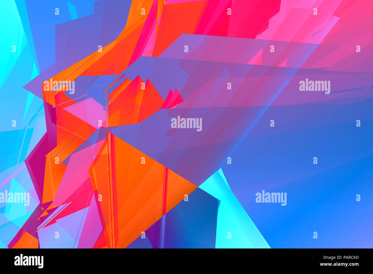Abstract digital background, vibrant colorful polygonal pattern ...