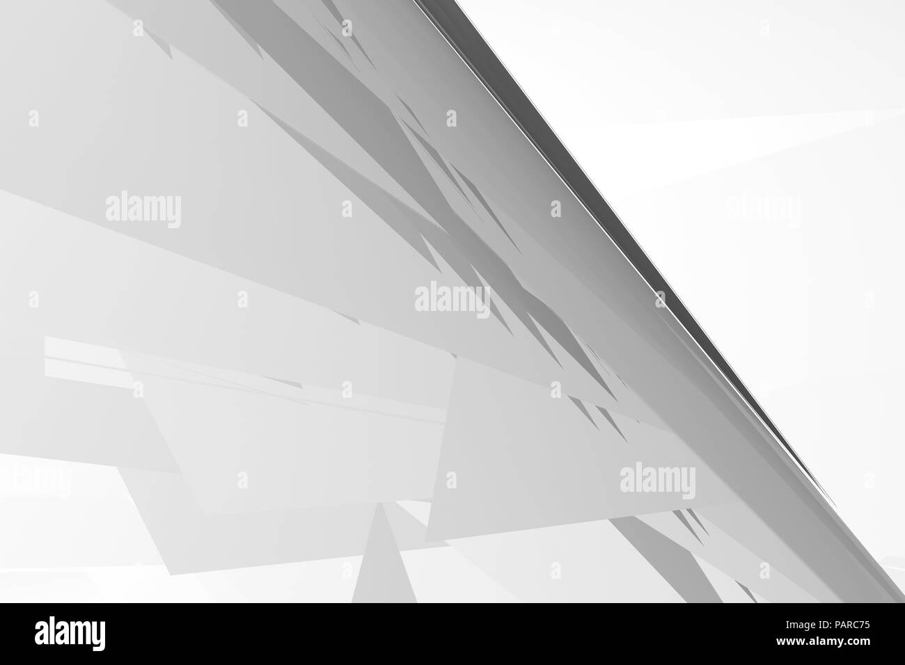 Abstract digital background, white gray polygonal pattern. Computer ...