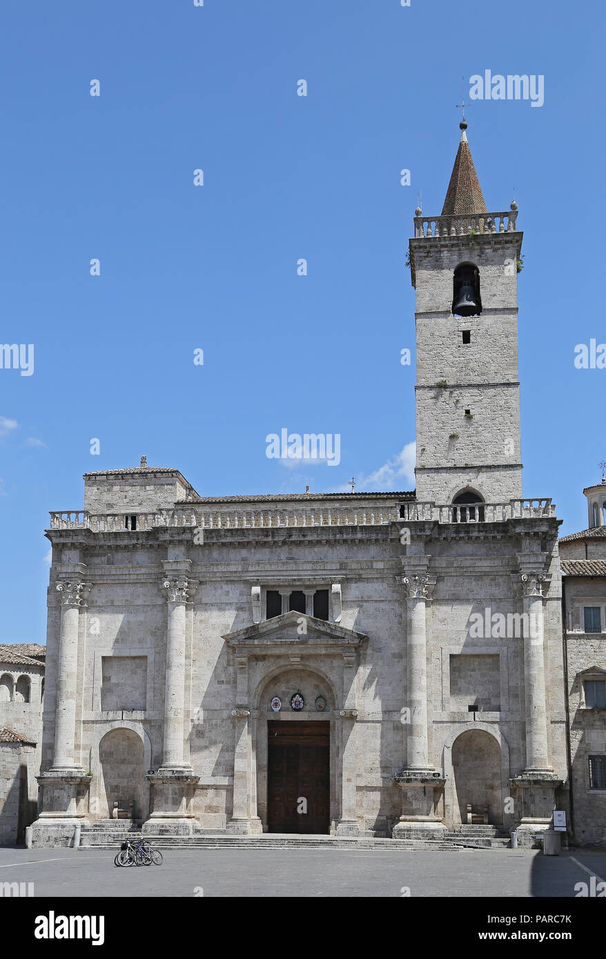 ASCOLI PICENO, ITALY - JUNE 02, 2014: the Cathedral of St. Emidio in ...