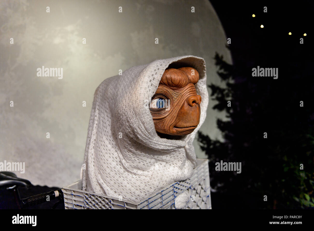 AMSTERDAM, NETHERLANDS - OCT 26, 2016: Alien ET at the Madame Tussauds ...