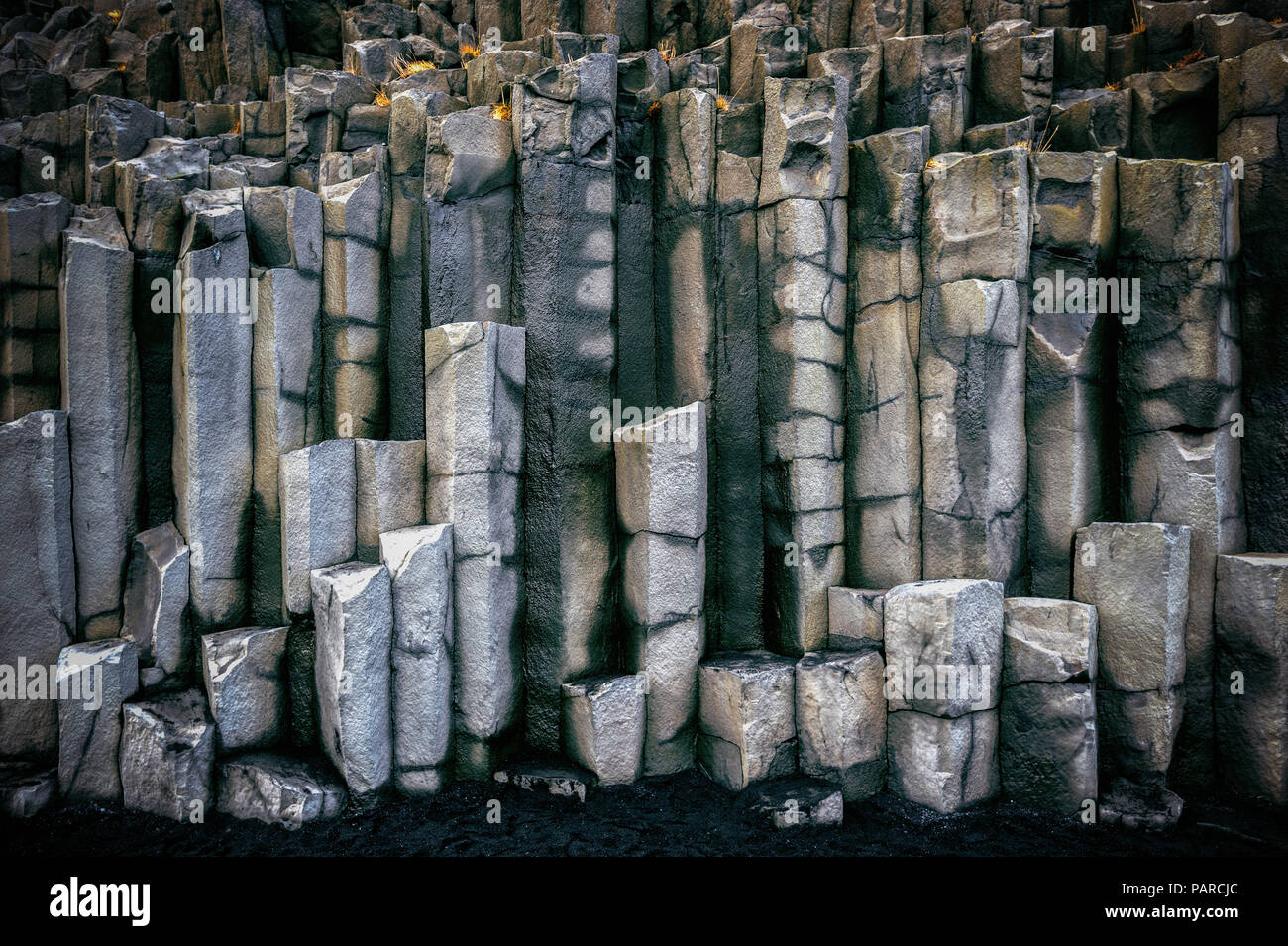 Basalt rock column cave iceland hi-res stock photography and images - Alamy