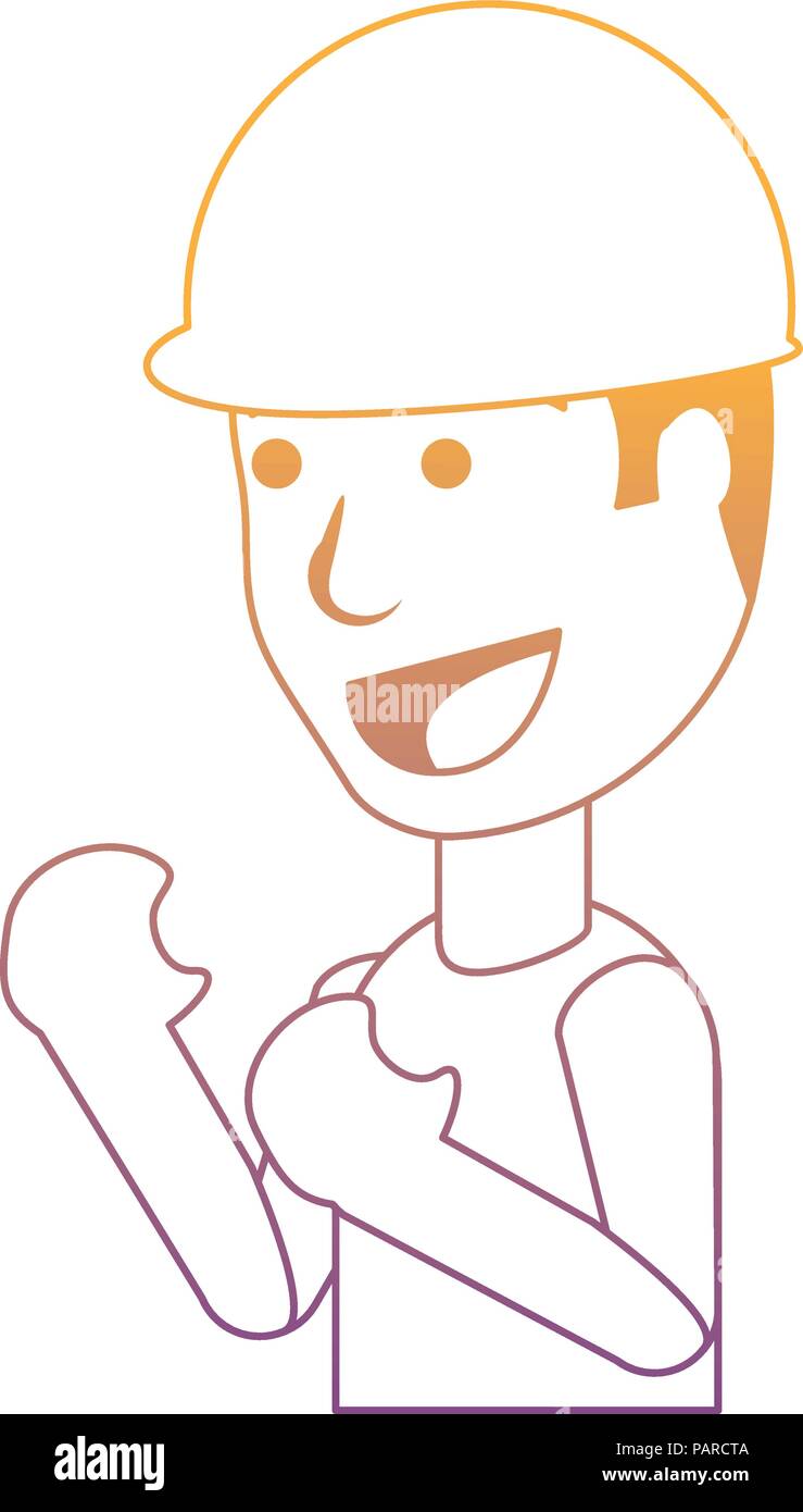 woman with safety helmet icon over white background, vector ...