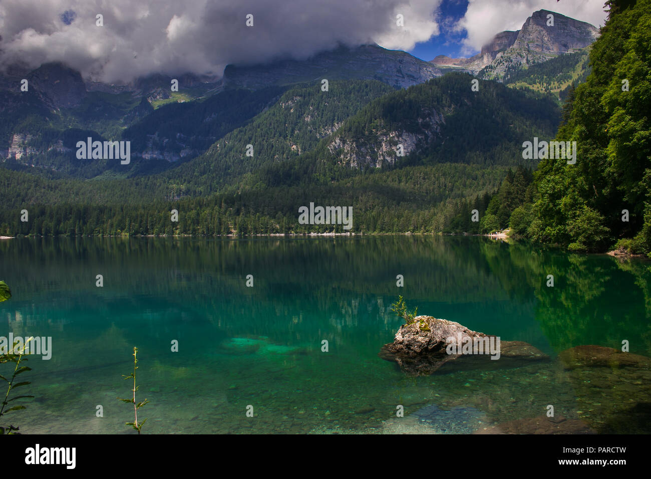 Lago di tovel hi-res stock photography and images - Alamy