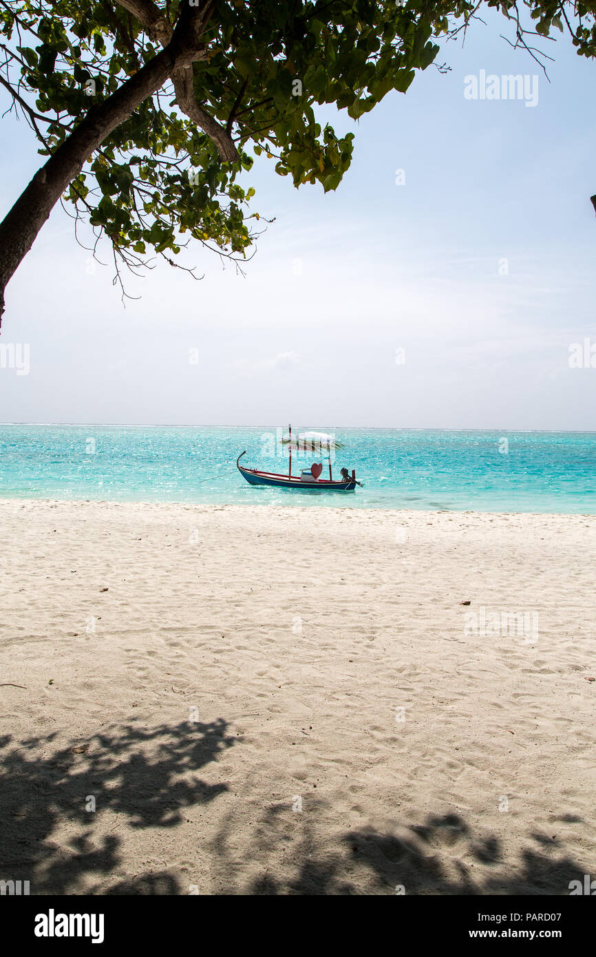 Maldives Beach Meeru Stock Photo - Alamy