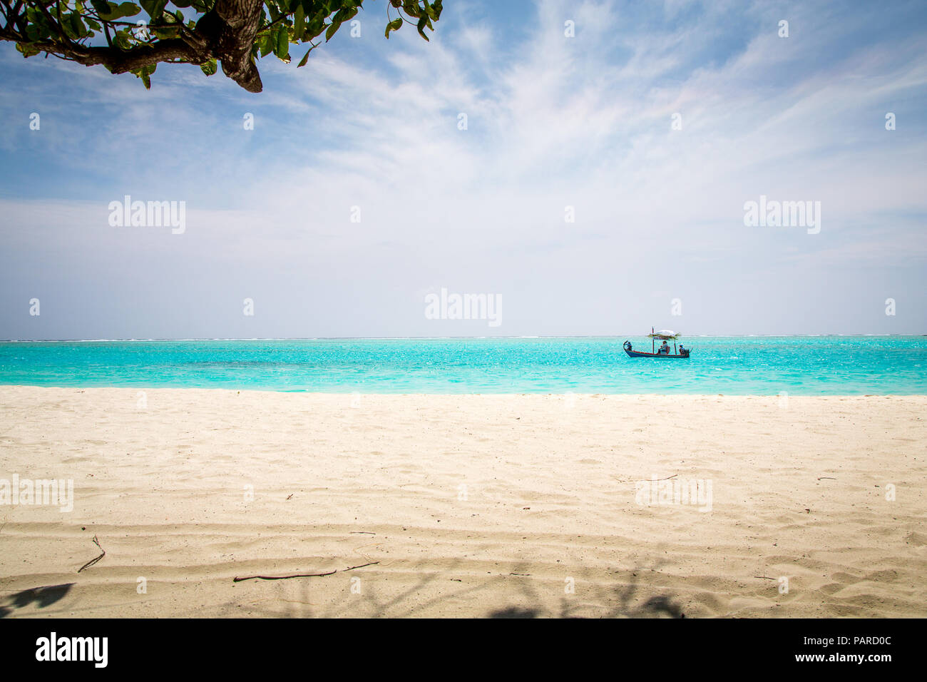 Maldives Beach Meeru Stock Photo - Alamy