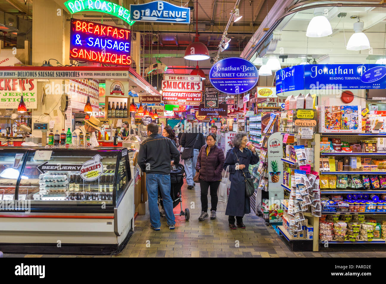 Reading terminal market hi-res stock photography and images - Alamy