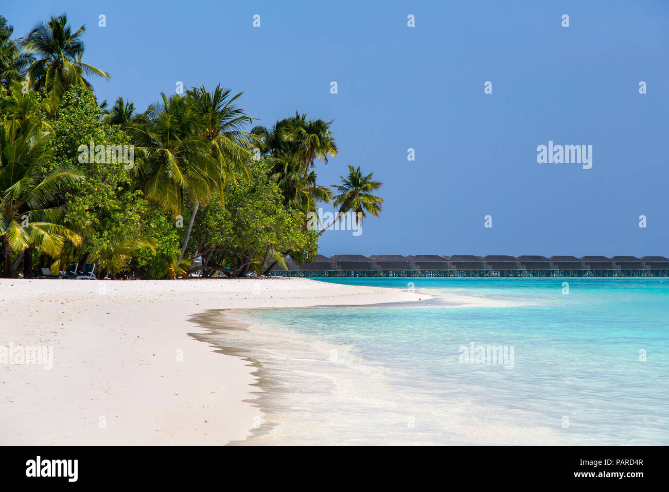 Maldives Beach Meeru Stock Photo - Alamy