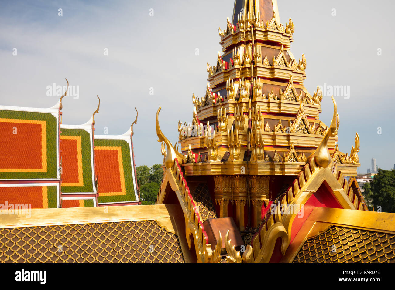 Loha Prasart Temple Stock Photo - Alamy