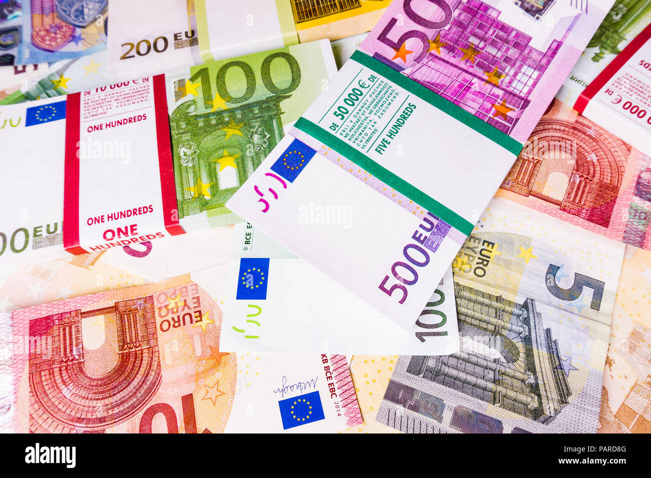 euro banknote as background Stock Photo - Alamy