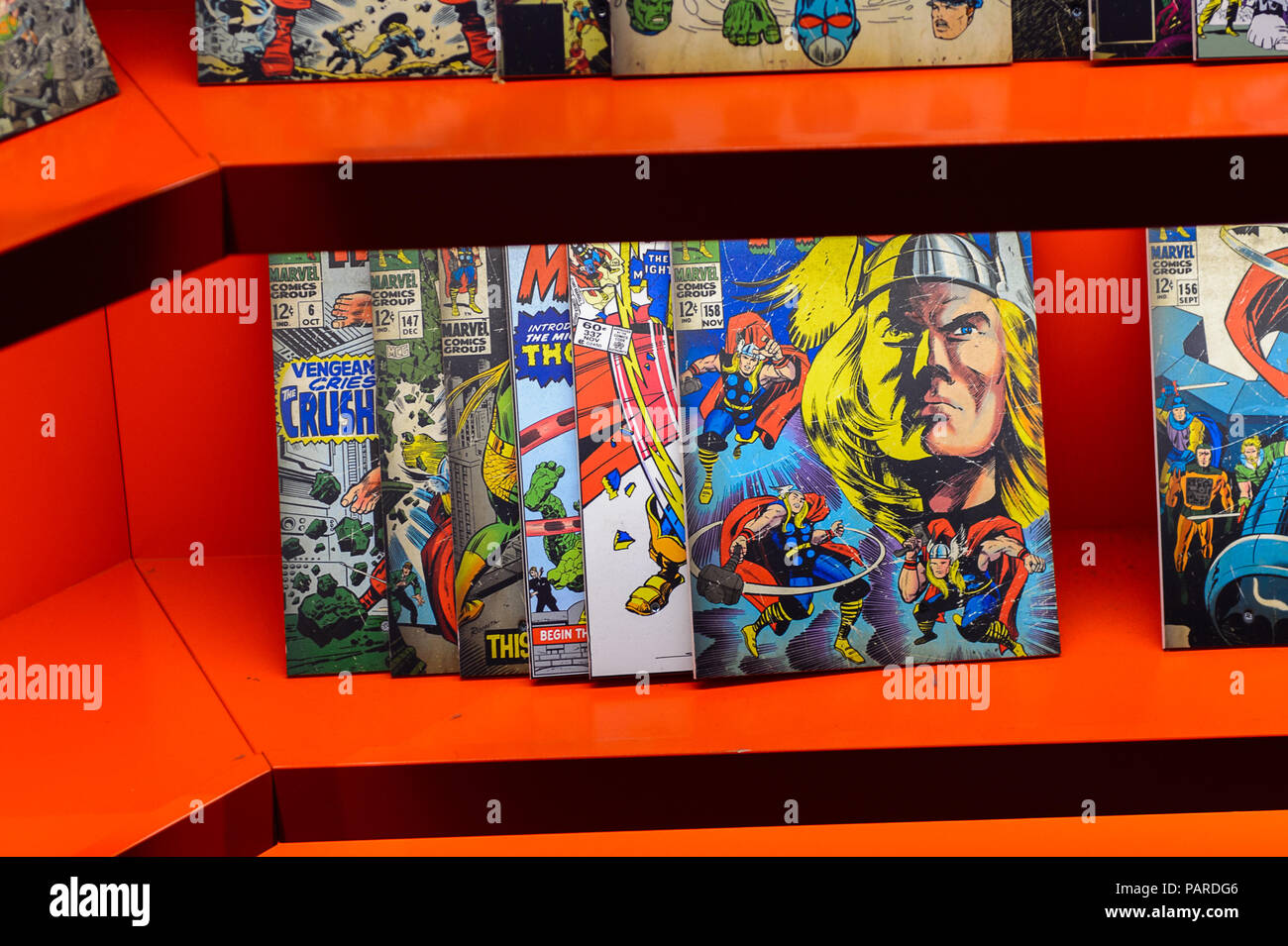 AMSTERDAM, NETHERLANDS - OCT 26, 2016: Marvel comics books, Madame ...