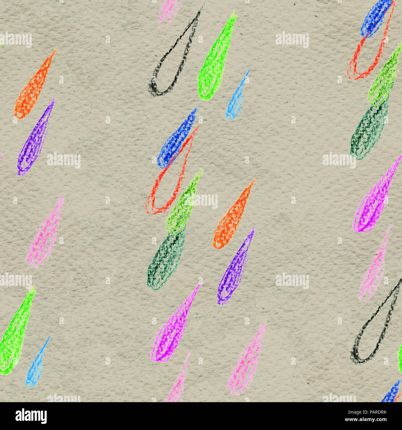 Coloful rain drops seamless pattern Stock Photo - Alamy