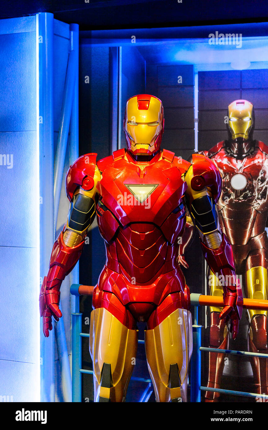 AMSTERDAM, NETHERLANDS - OCT 26, 2016: Tony Stark, the Iron Man, Marvel ...