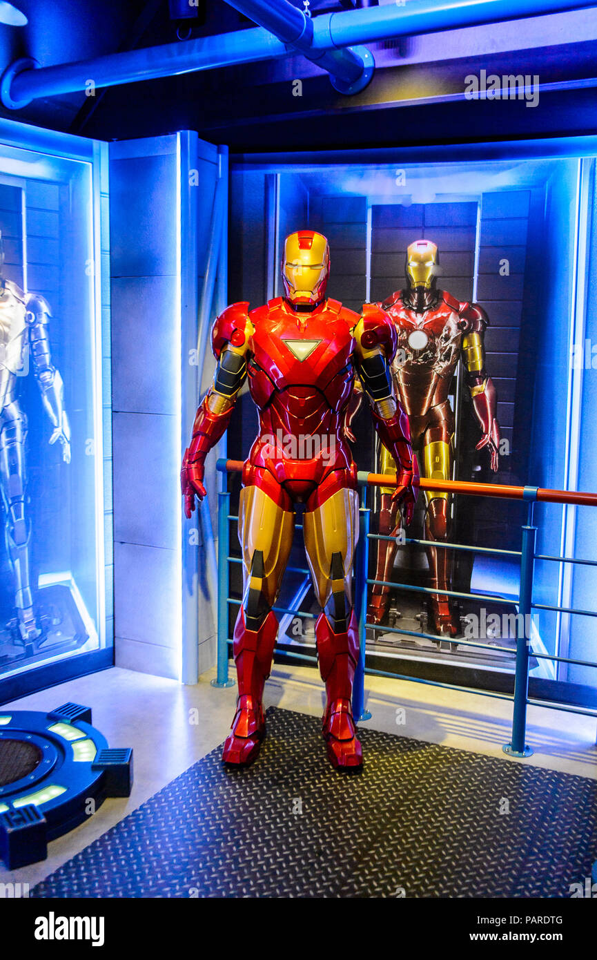 AMSTERDAM, NETHERLANDS - OCT 26, 2016: Tony Stark, the Iron Man, Marvel ...