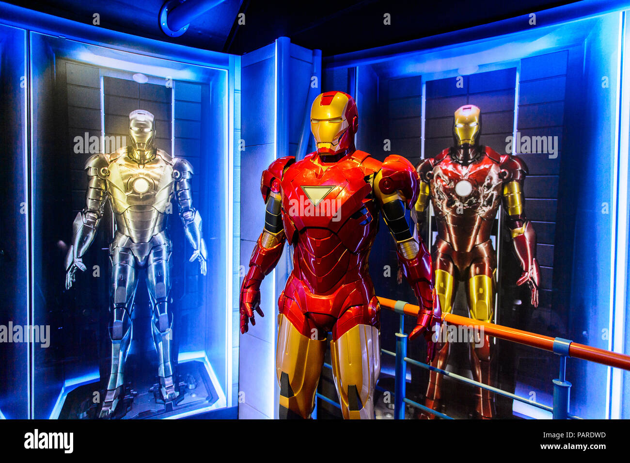 AMSTERDAM, NETHERLANDS - OCT 26, 2016: Tony Stark, the Iron Man, Marvel ...