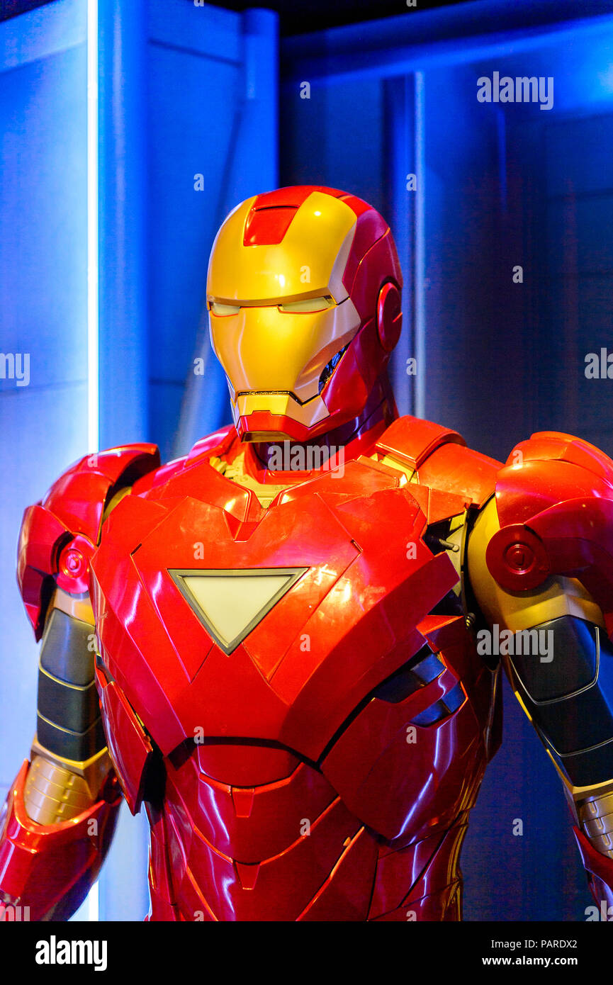 AMSTERDAM, NETHERLANDS - OCT 26, 2016: Tony Stark, the Iron Man, Marvel ...