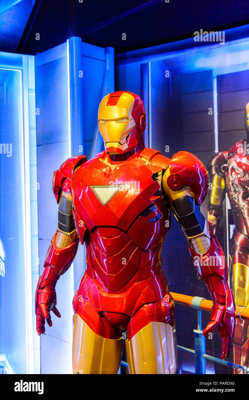 AMSTERDAM, NETHERLANDS - OCT 26, 2016: Tony Stark, the Iron Man, Marvel ...