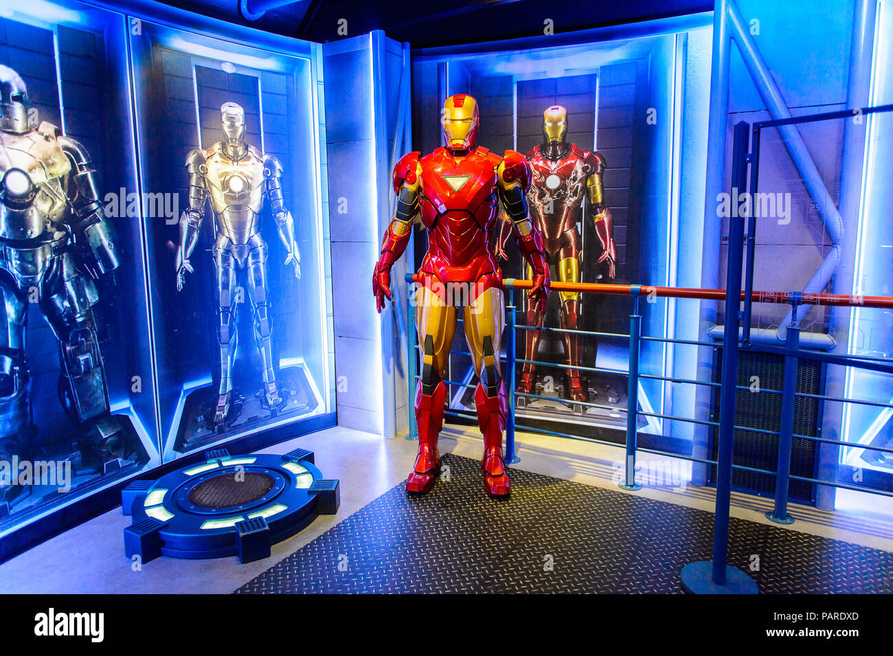 AMSTERDAM, NETHERLANDS - OCT 26, 2016: Tony Stark, the Iron Man, Marvel ...