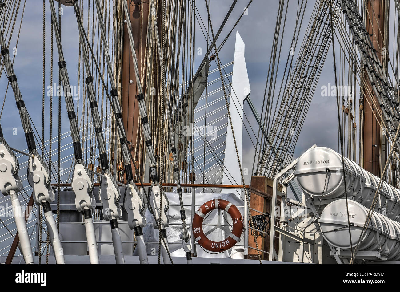 Four mast barque hi-res stock photography and images - Alamy