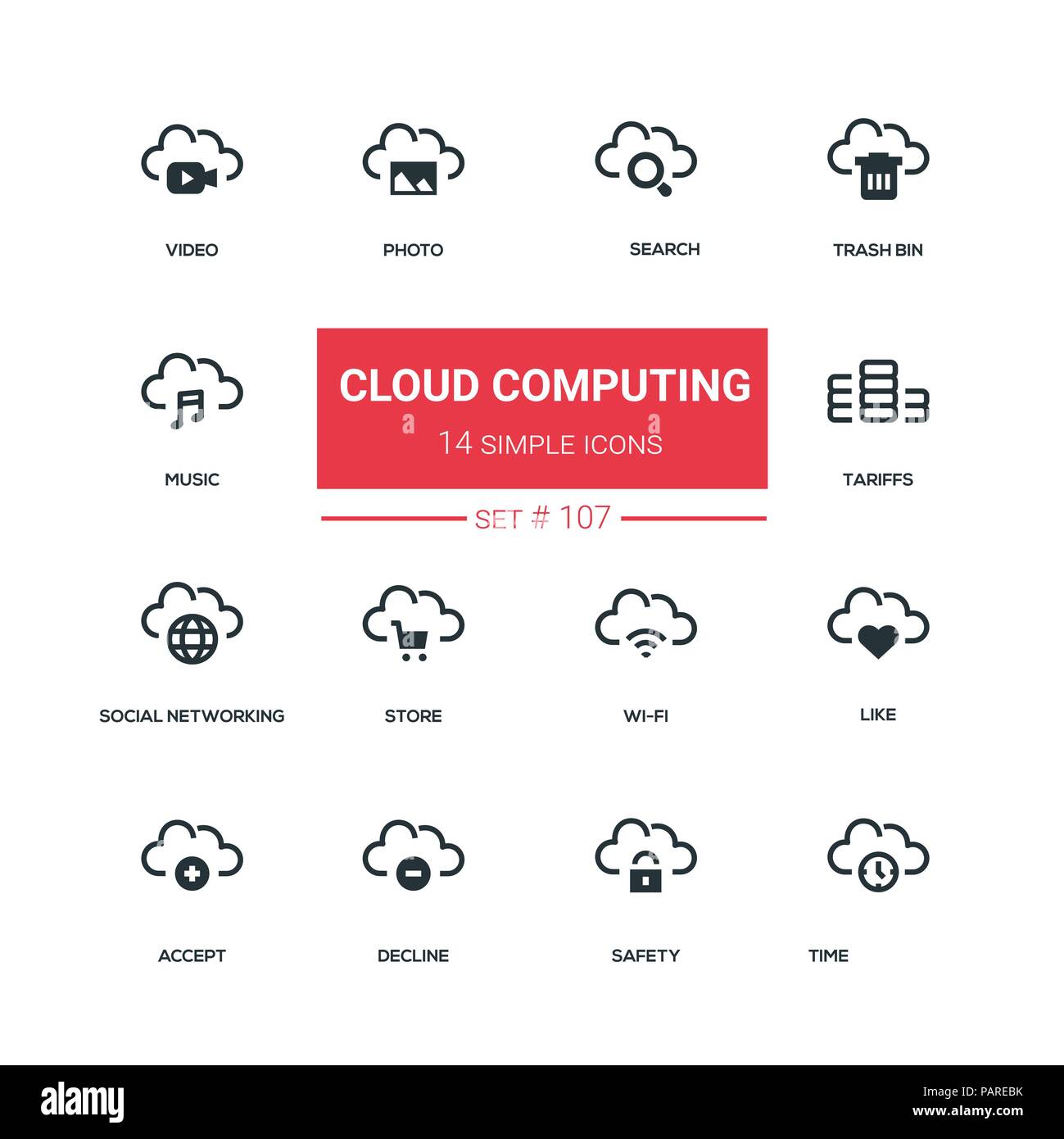 Cloud computing - flat design style icons set Stock Vector Image & Art ... Cloud computing - flat design style icons set Stock Vector Image & Art ...