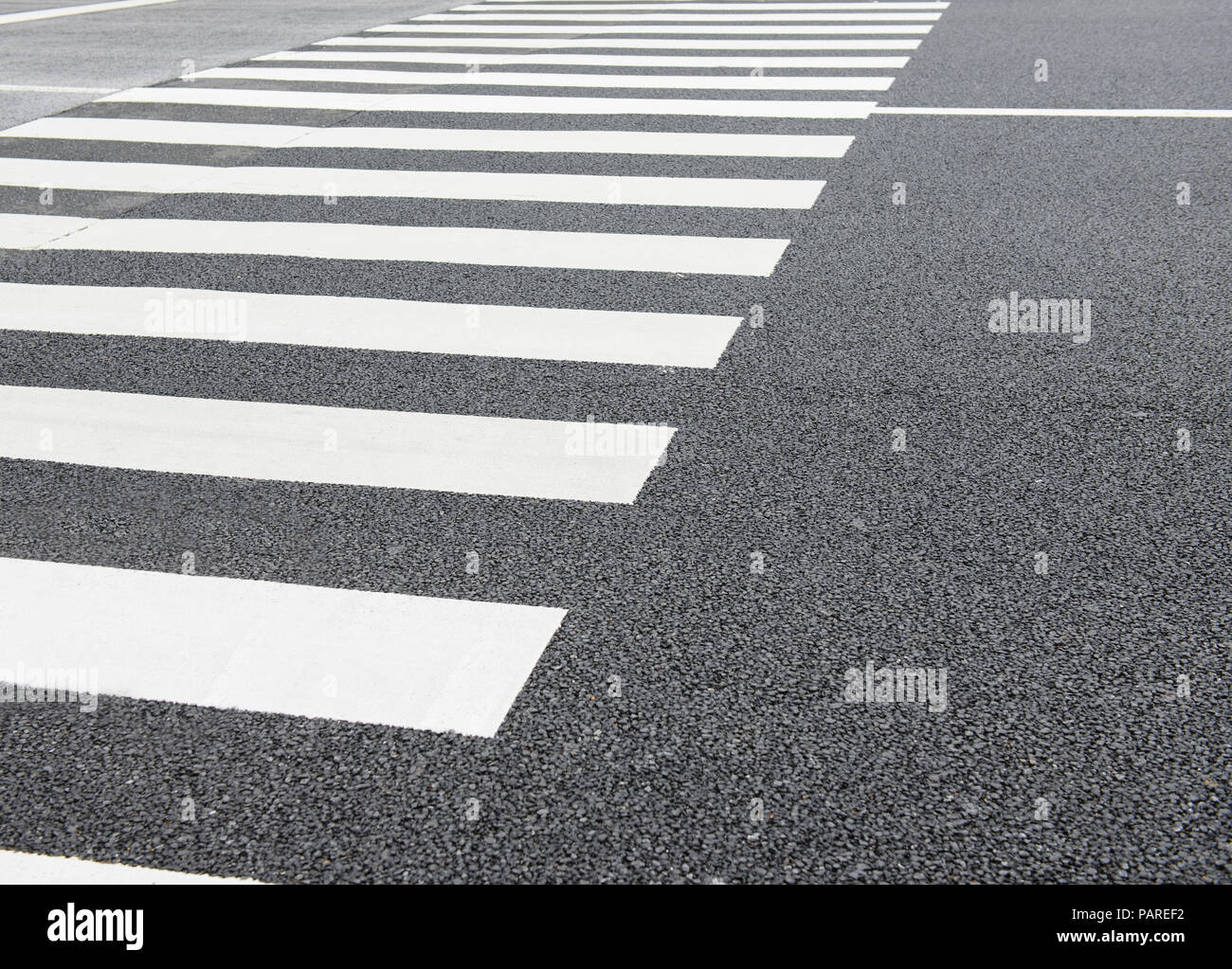 Pedestrian crossing on the road, Zebra traffic walk way Stock Photo - Alamy