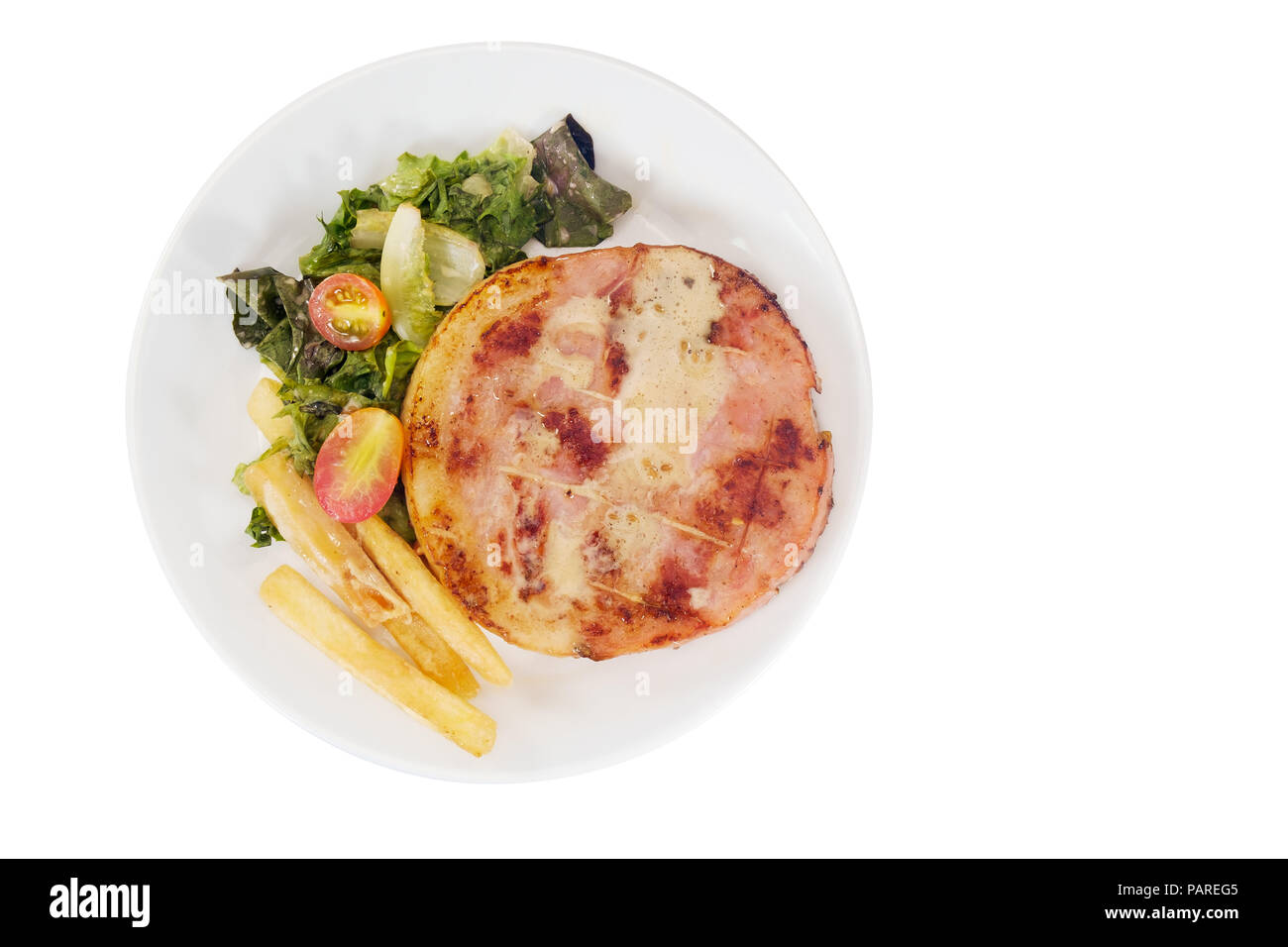 Ham meat plate hi-res stock photography and images - Alamy