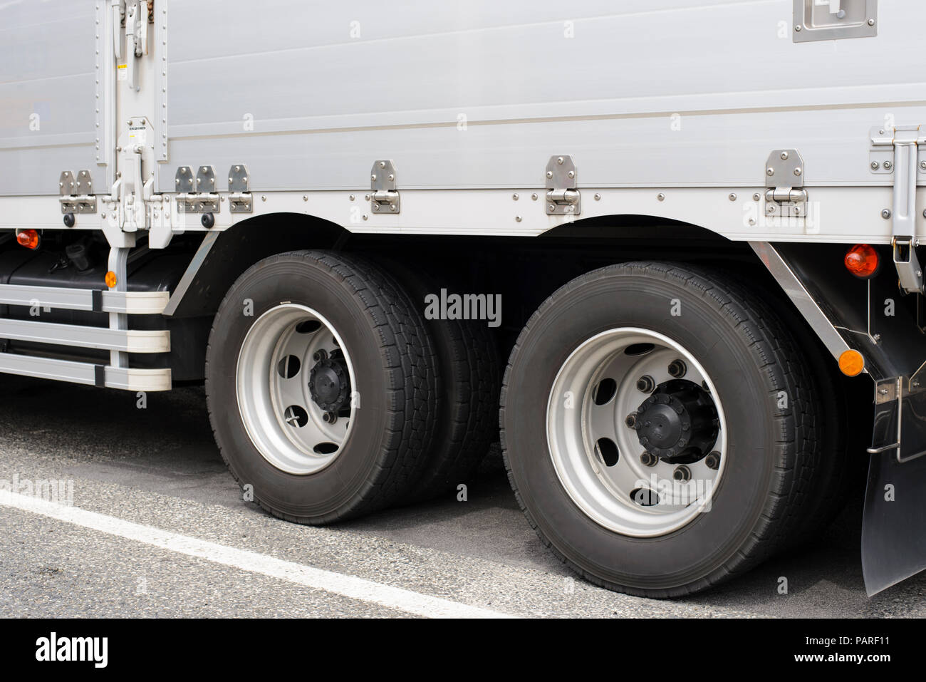 Tire delivery truck hi-res stock photography and images - Alamy